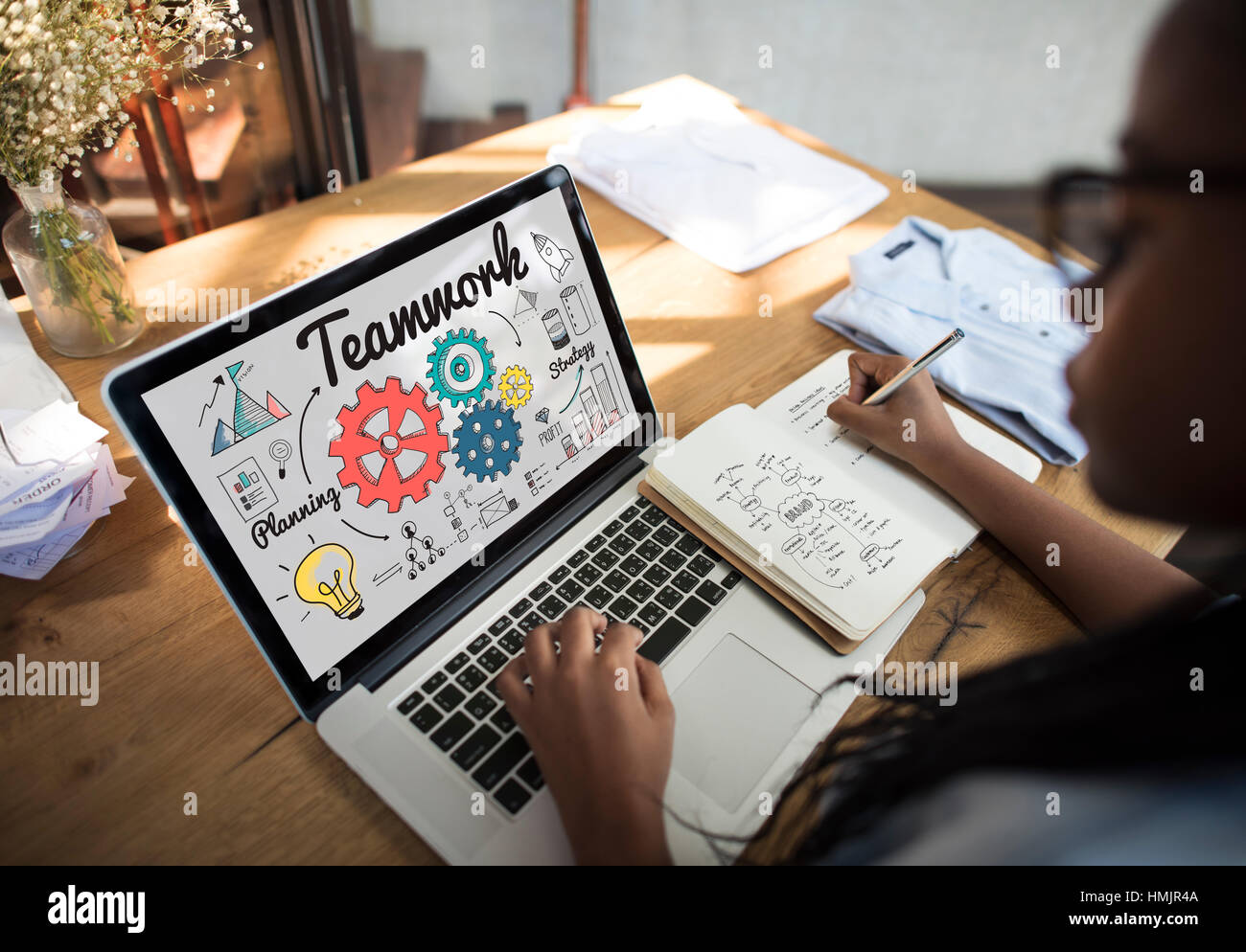 Teamwork Community Partnership Union Concept Stock Photo - Alamy