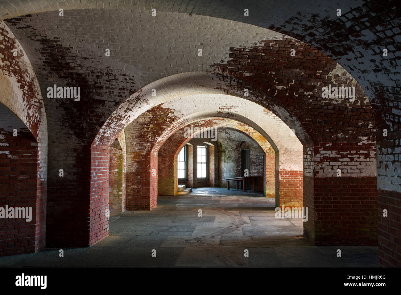 Brick arches, Fort Point National Historic Site, San Francisco ...