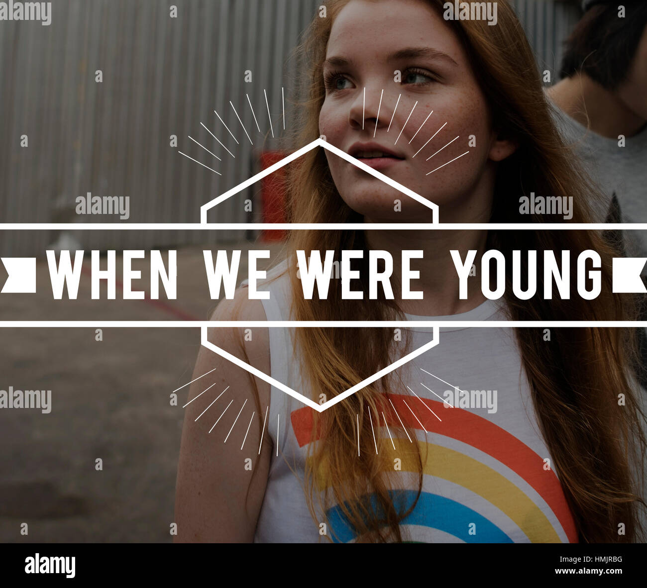 When Young Vintage Vector Graphic Concept Stock Photo - Alamy