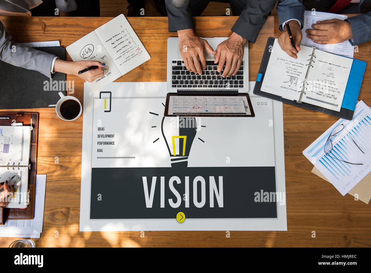 Ideas Development Vision Business Concept Stock Photo - Alamy