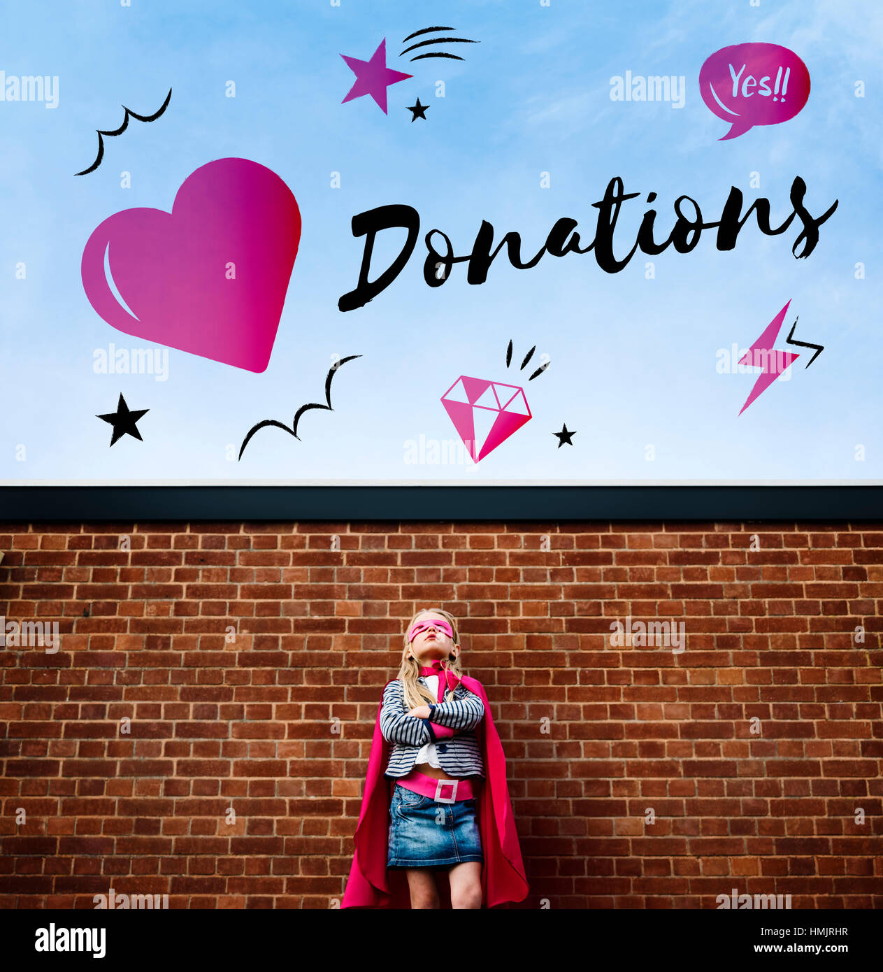 Charity Donation Heart Graphic Concept Stock Photo - Alamy