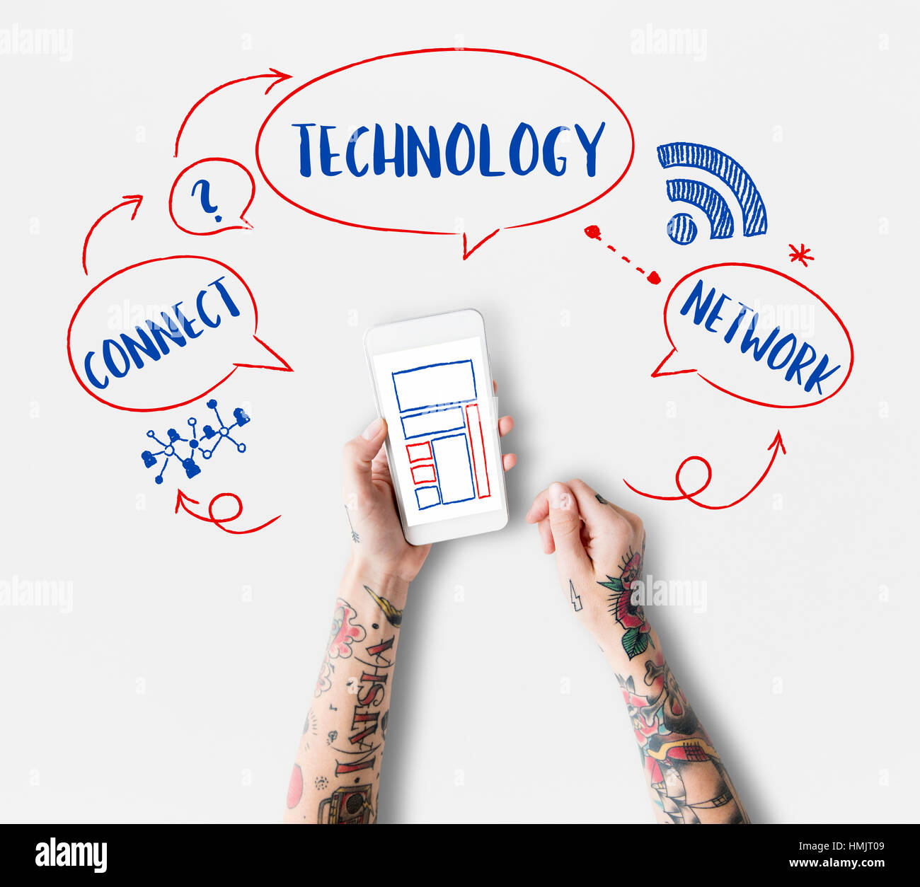 Internet Technology Social Media Concept Stock Photo - Alamy