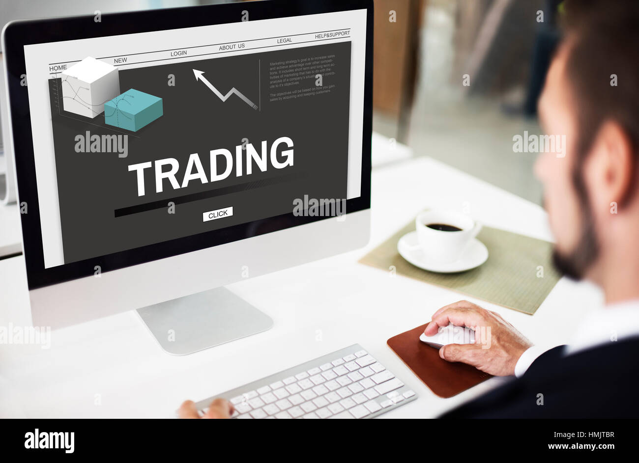 Trading Business Strategy Development Concept Stock Photo - Alamy