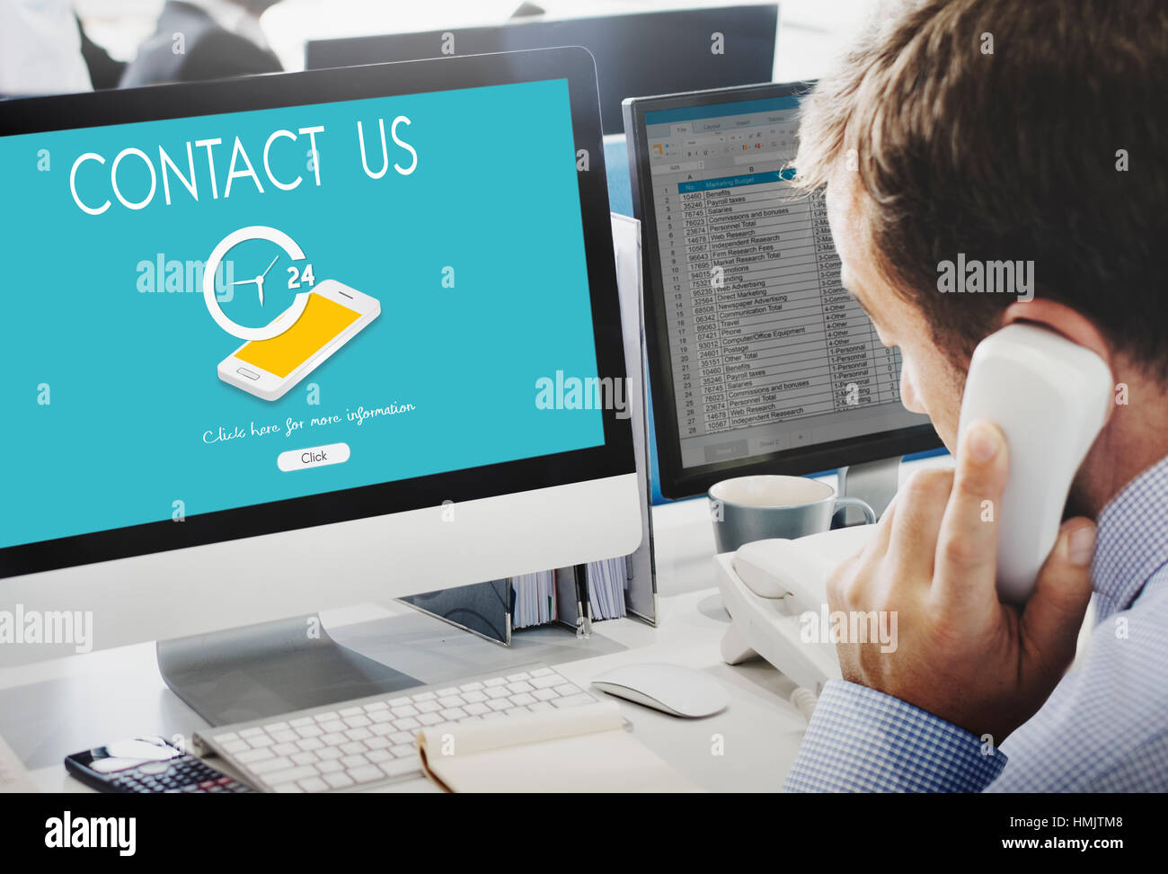 Customer Service Contact Us Support Information Concept Stock Photo - Alamy