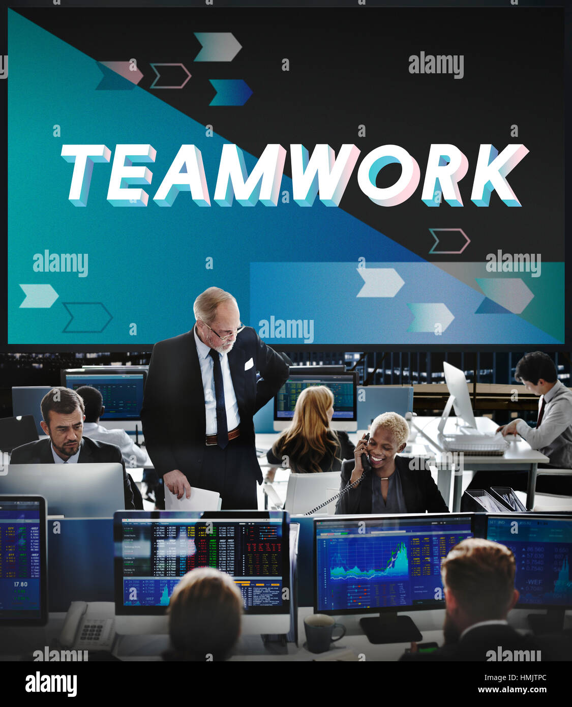 Strategy Progress Efficiency Teamwork Concept Stock Photo - Alamy