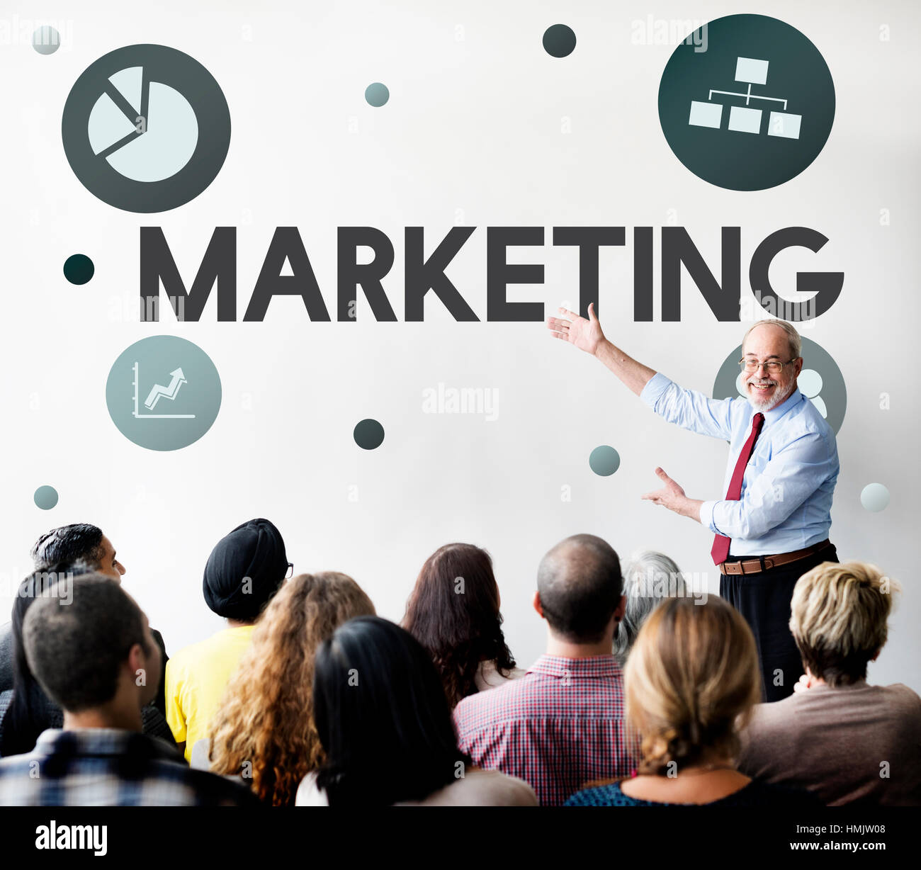 Corporate Creative Process Marketing Strategy Concept Stock Photo - Alamy