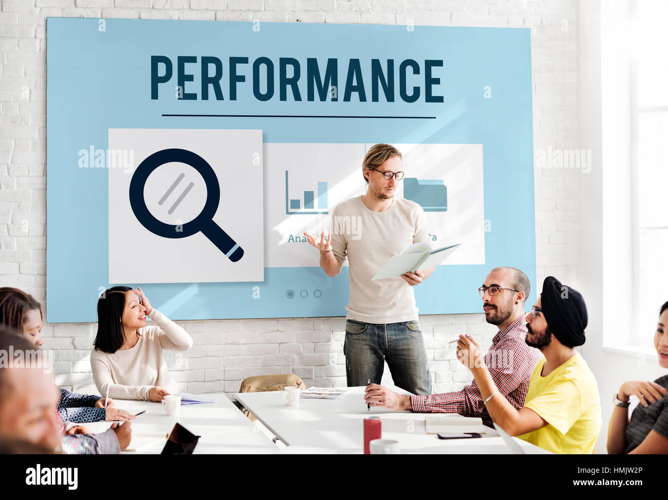 Statistics Information Perfomance Chart Concept Stock Photo - Alamy