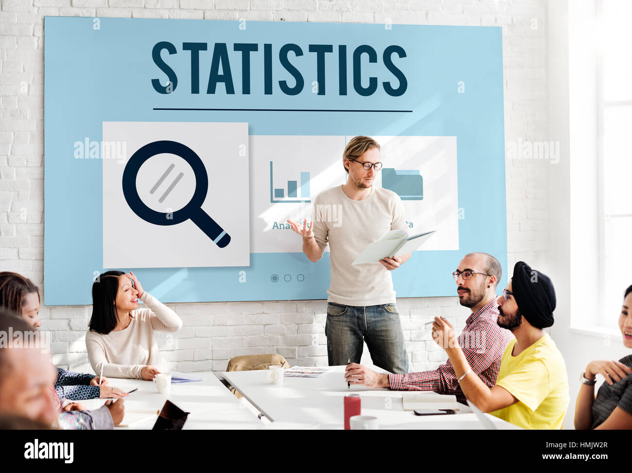 Statistics Information Perfomance Chart Concept Stock Photo - Alamy