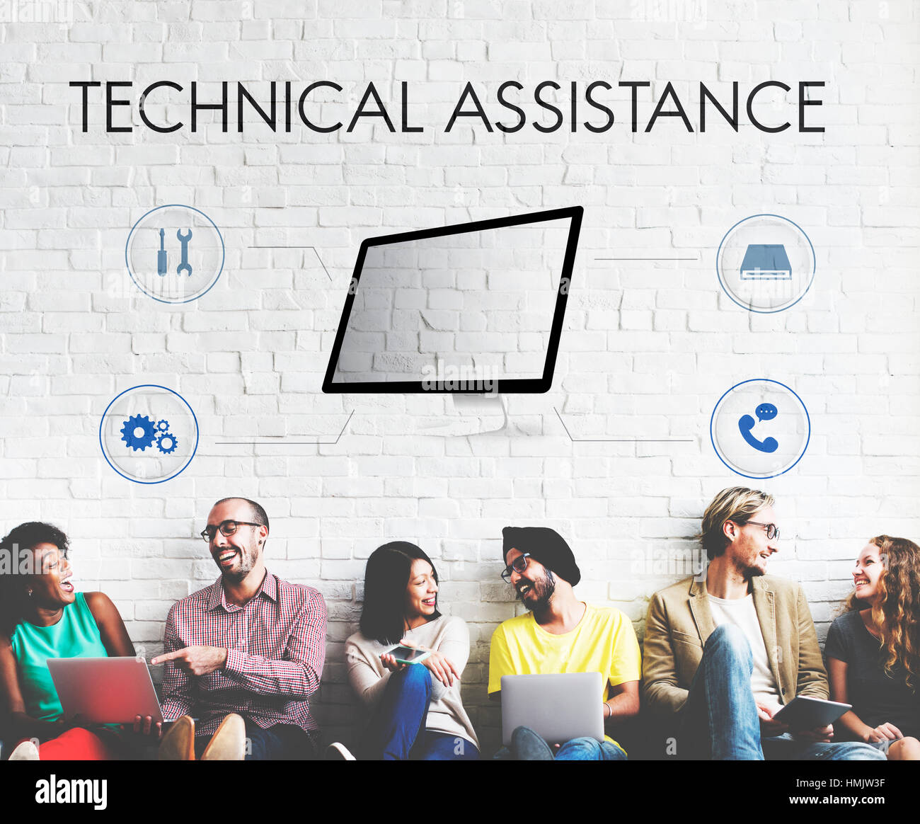 Technology Technical Assistance Repair Conceopt Stock Photo - Alamy