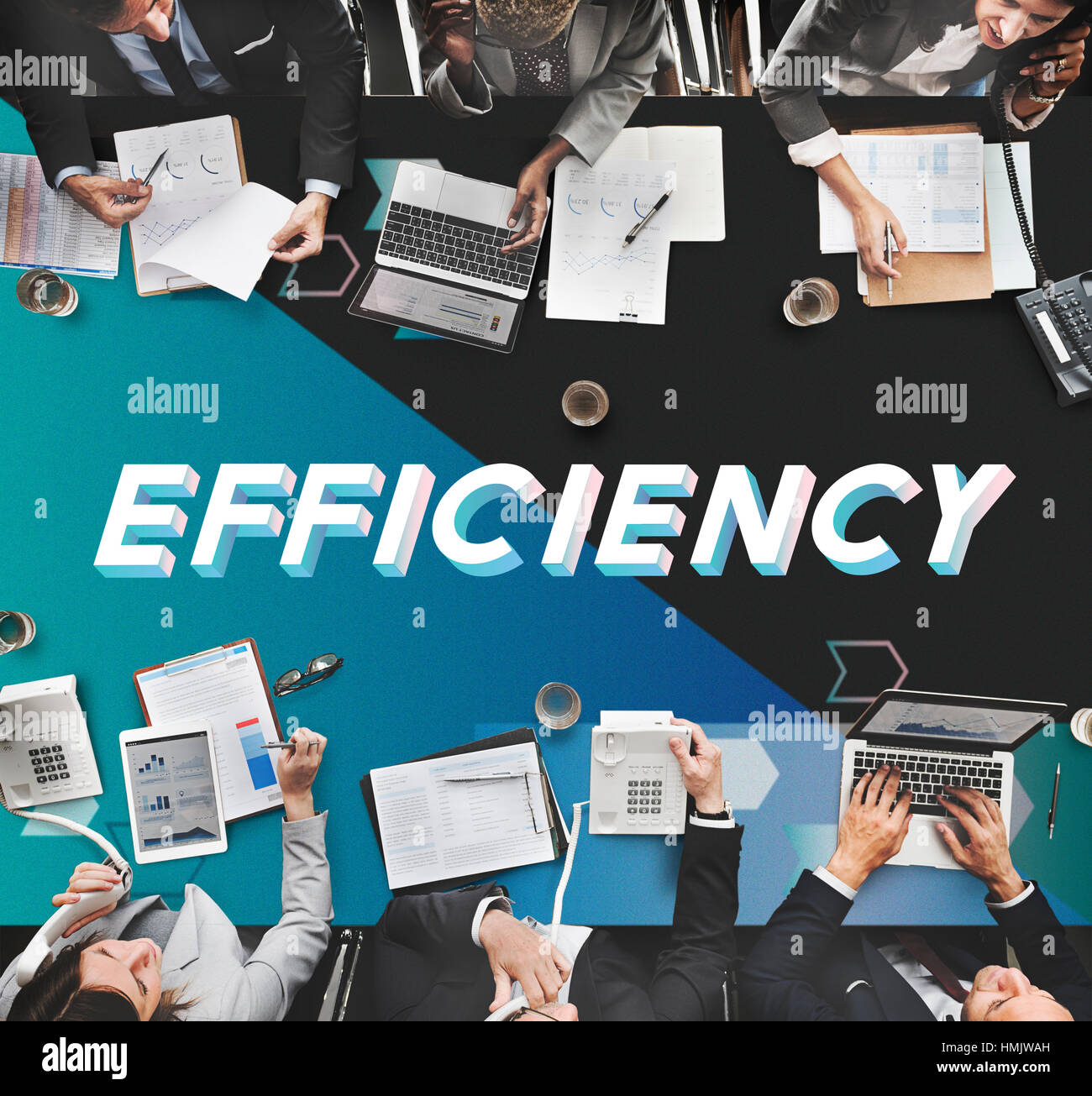 Strategy Progress Efficiency Teamwork Concept Stock Photo - Alamy
