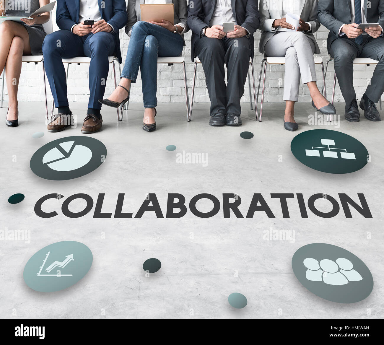 Collaboration Creative Process Marketing Strategy Concept Stock Photo ...
