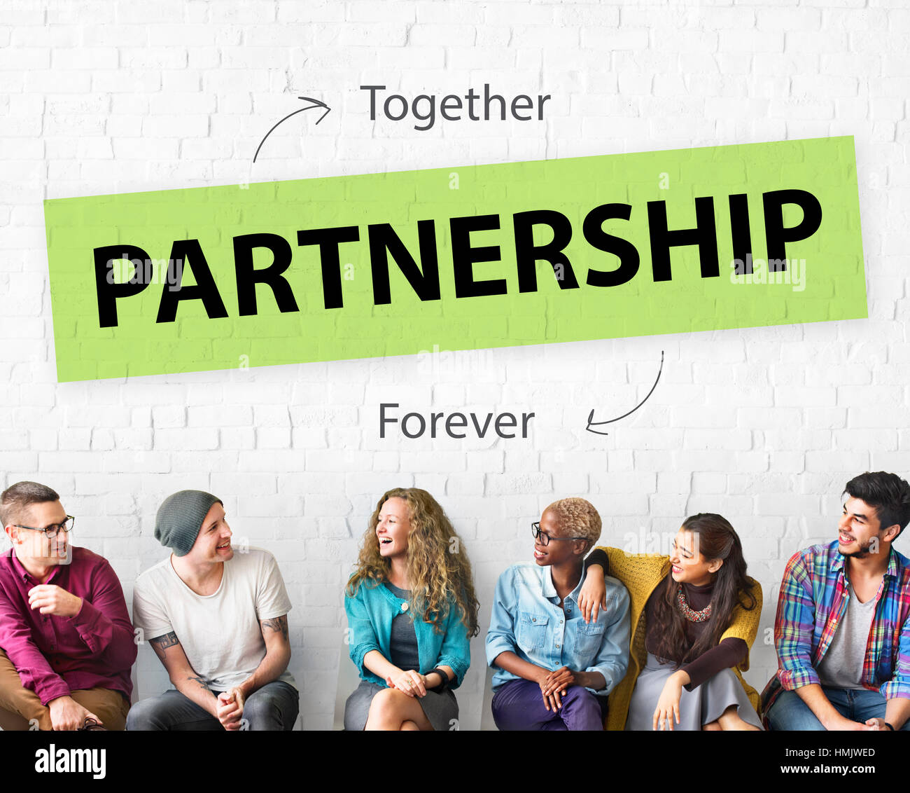 Best Friends Love Partnership Concept Stock Photo - Alamy