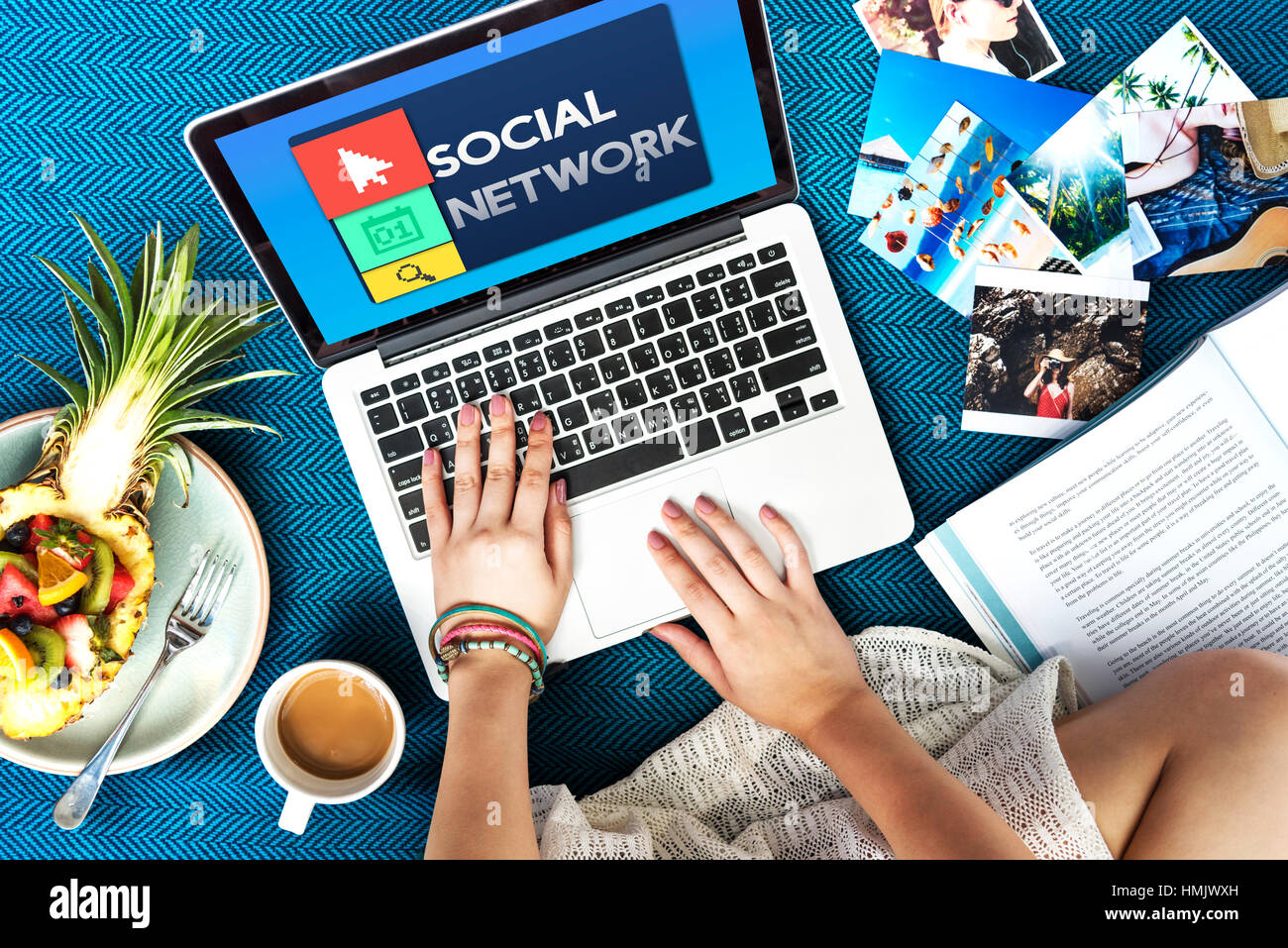 Browser Social Network Online Concept Stock Photo - Alamy
