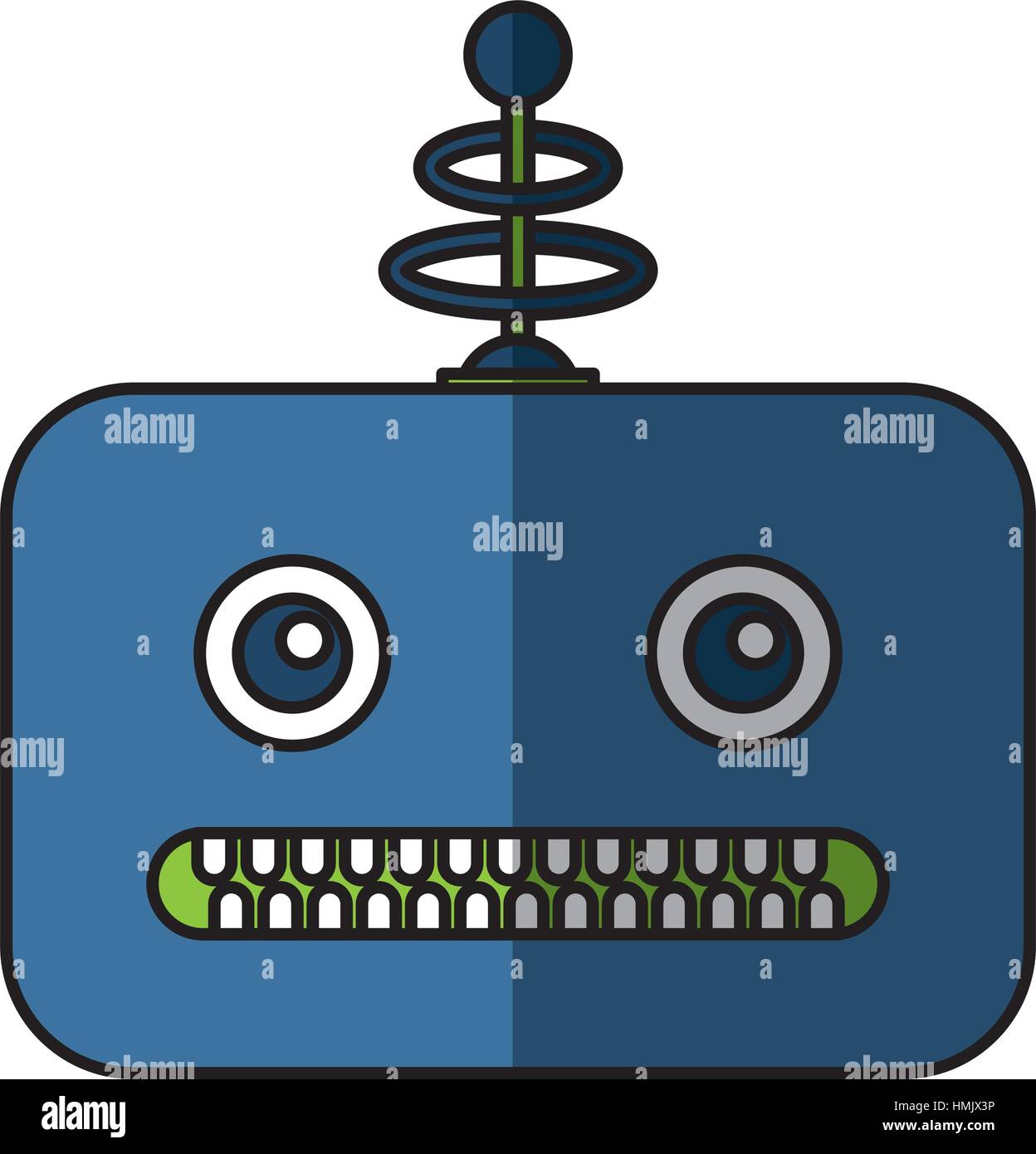 electric robot avatar character vector illustration design Stock Vector ...