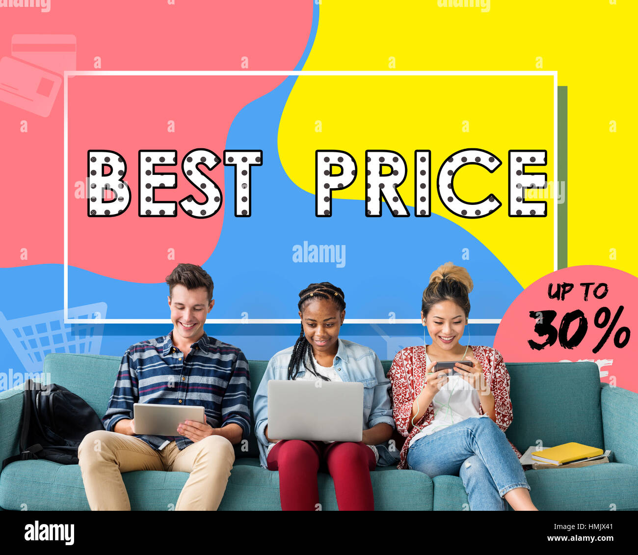 Online shopping promotion sale interface Stock Photo - Alamy