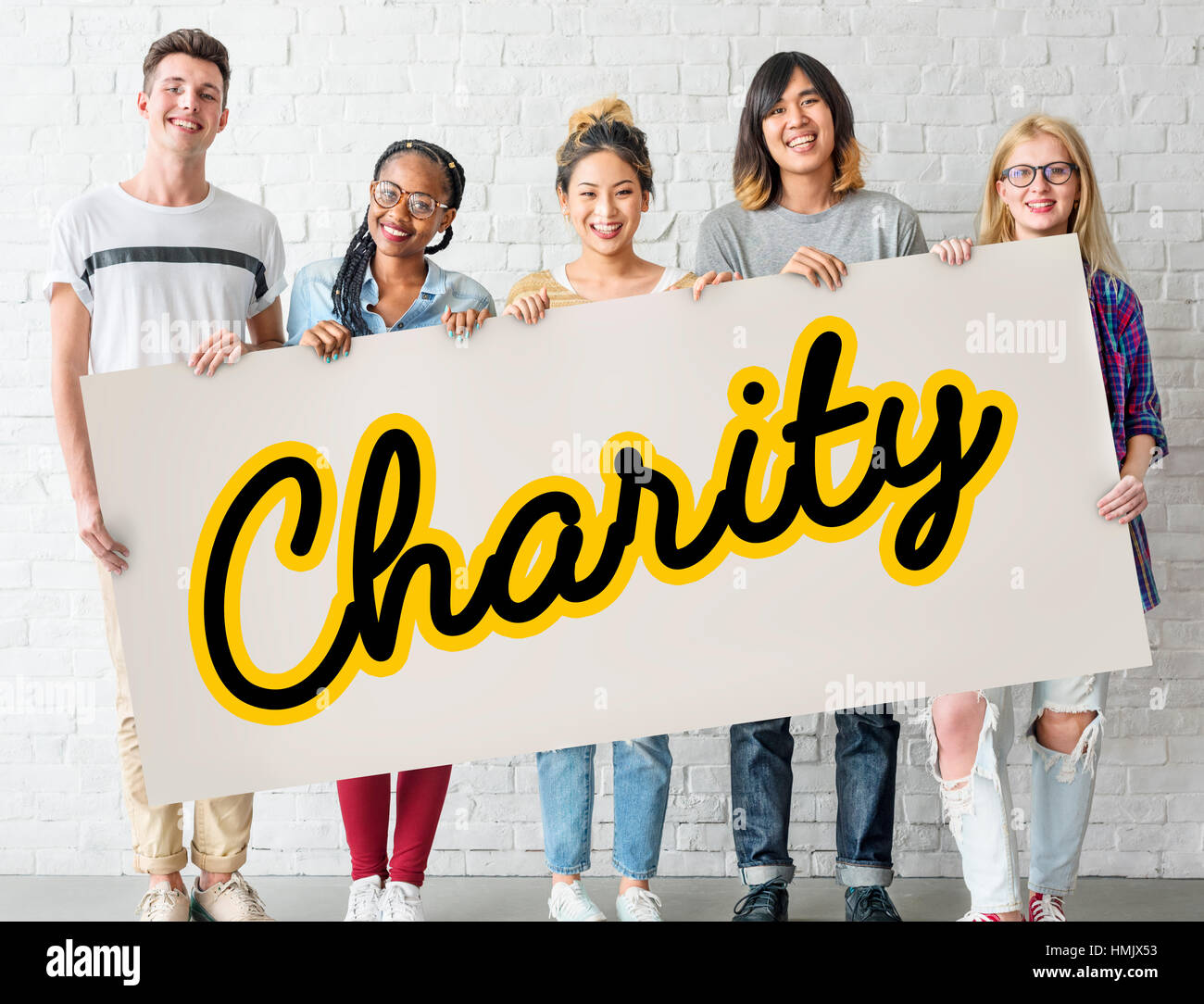 Charity Donation Writing Word Concept Stock Photo - Alamy