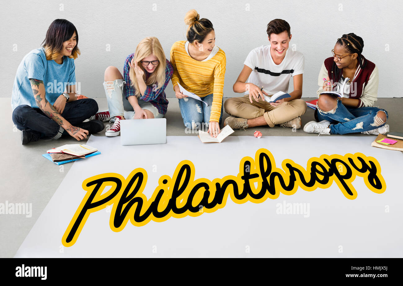 Charity Cursive Writing Word Concept Stock Photo - Alamy