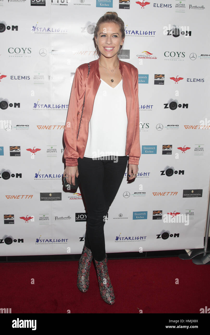 Nicki Shields arriving at the ZOOM F1 charity gala event and auction in ...