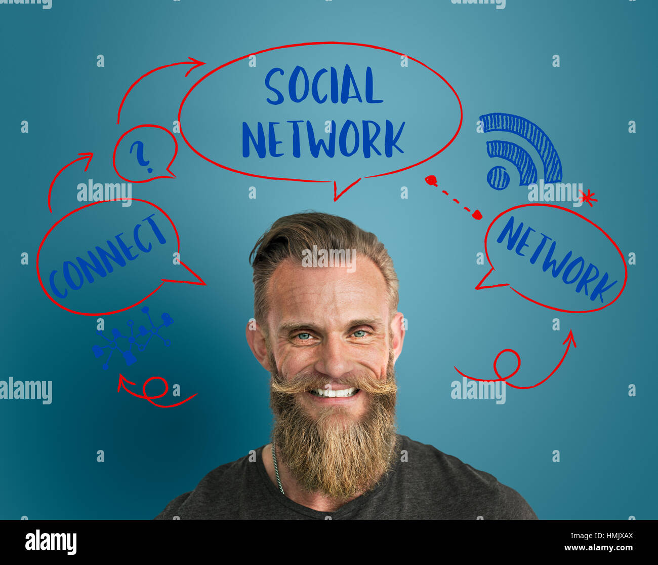 Internet Technology Social Media Concept Stock Photo - Alamy