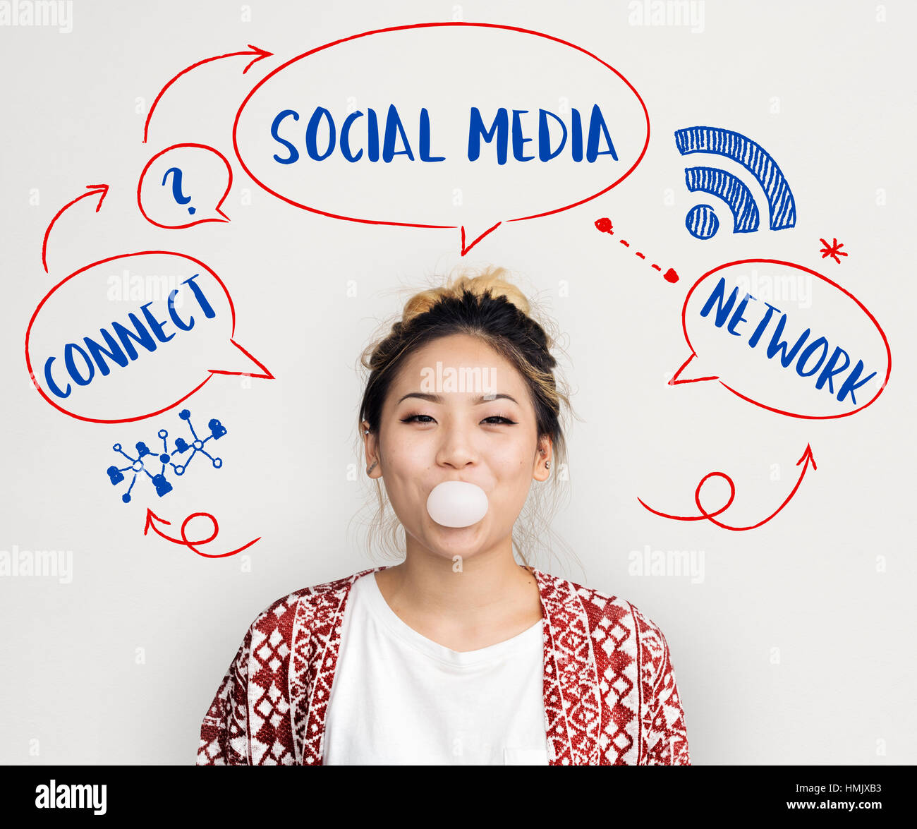 Internet Technology Social Media Concept Stock Photo - Alamy