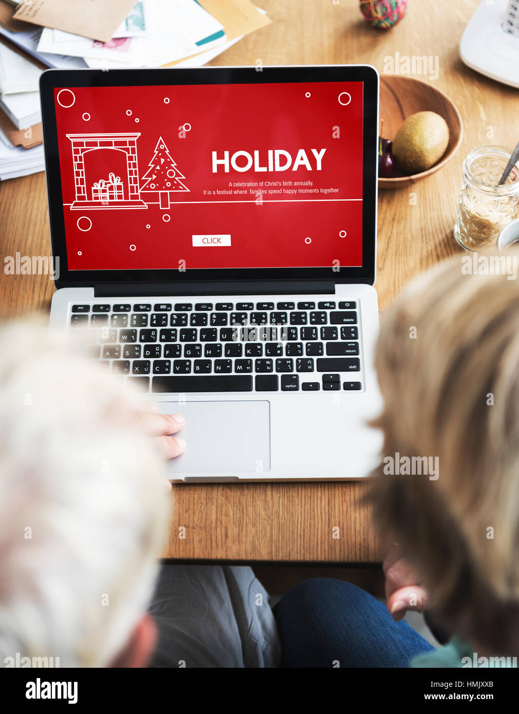 Happy Holiday Break Celebrate Party Enjoyment Concept Stock Photo - Alamy