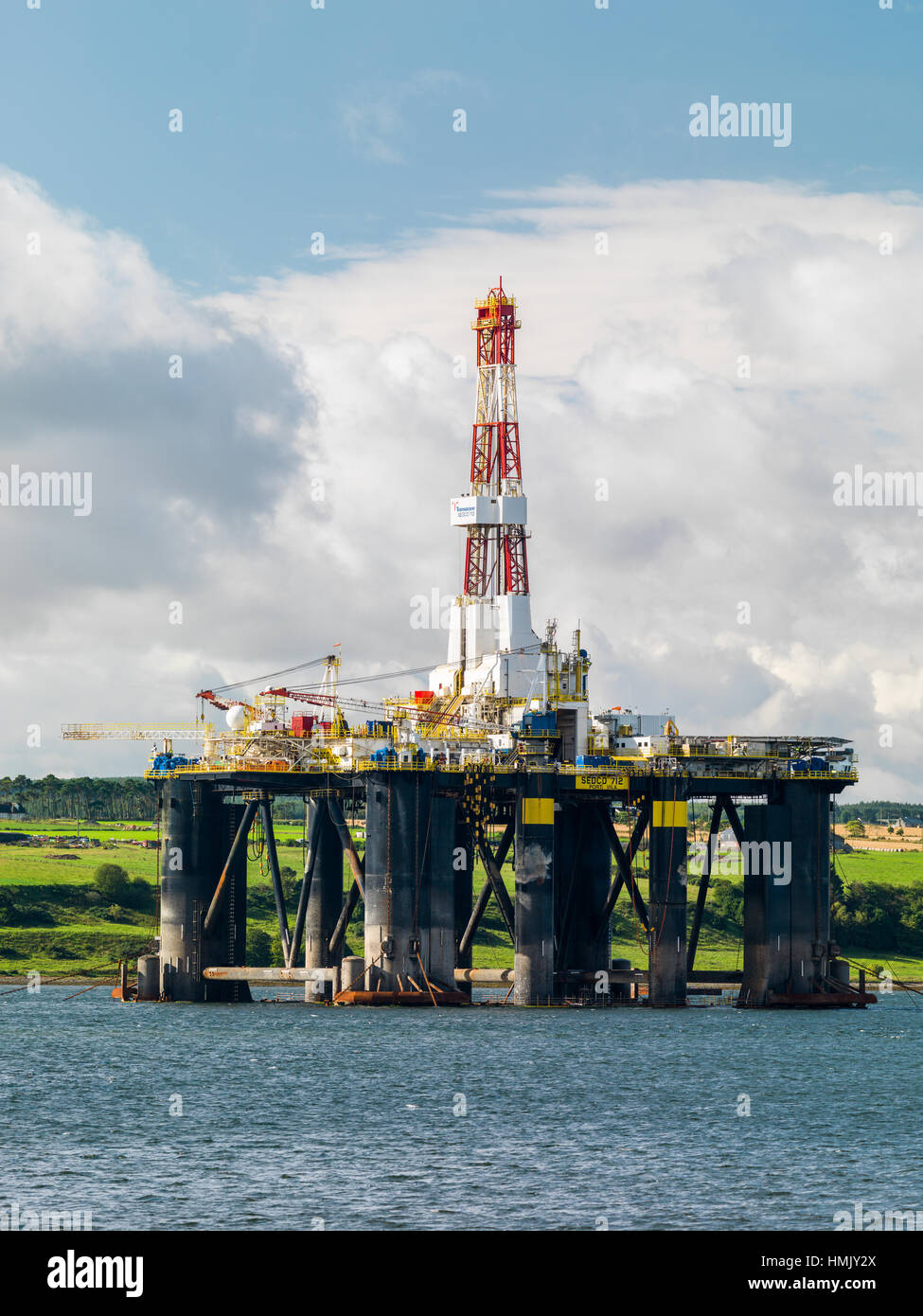 Oil Business in Scotland Stock Photo - Alamy