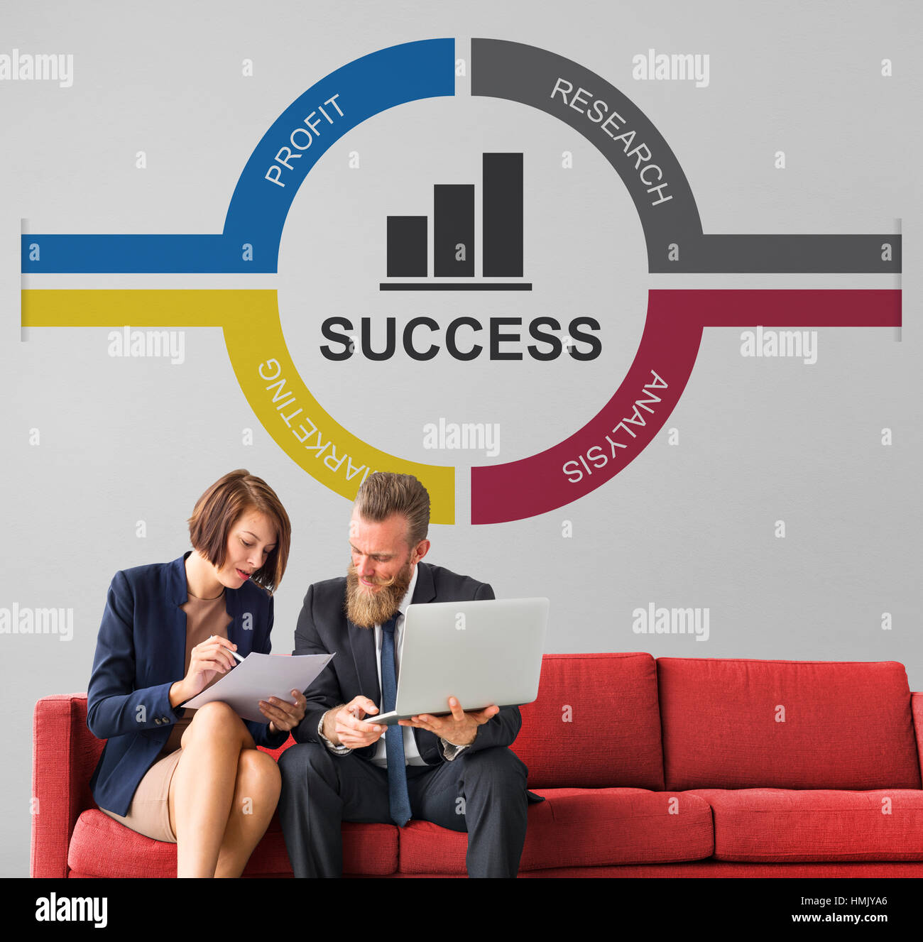 Success Diagram Processes Circle Concept Stock Photo - Alamy