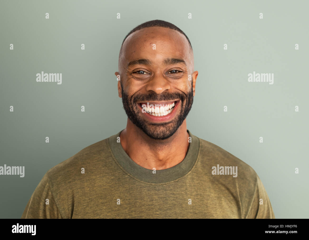 African Man Smiling Face Expression Concept Stock Photo - Alamy