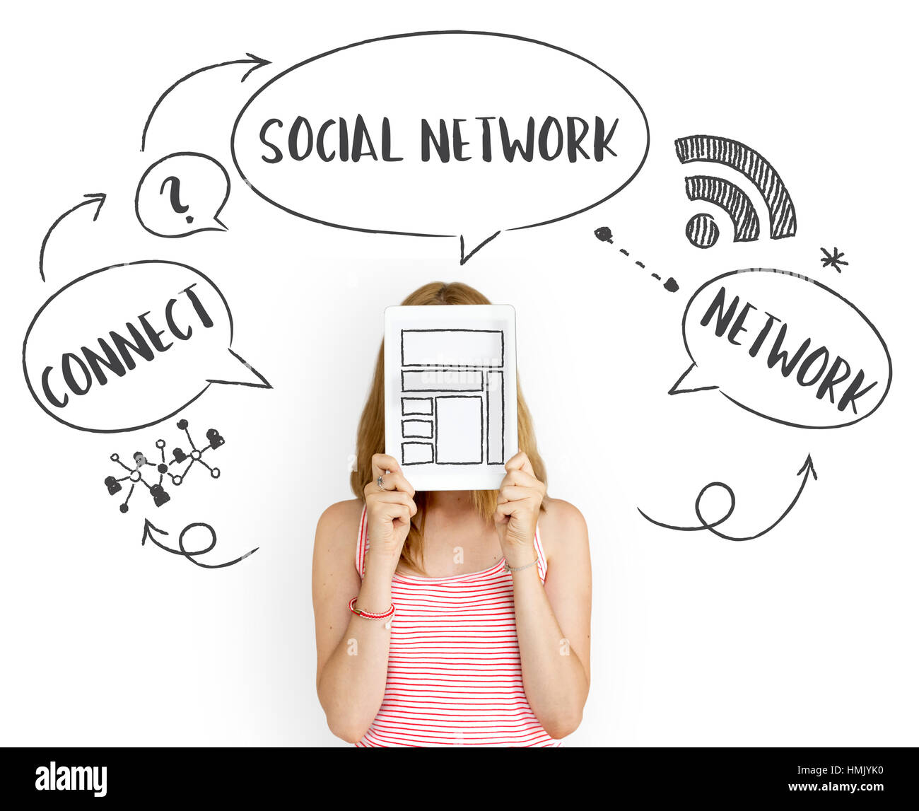Internet Technology Social Media Concept Stock Photo - Alamy