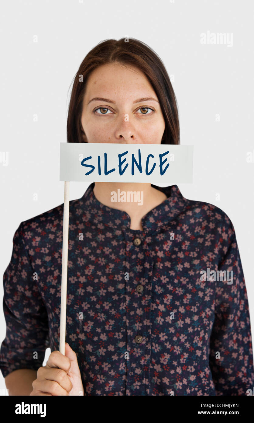 Silence Peace Tranquility Word Concept Stock Photo - Alamy