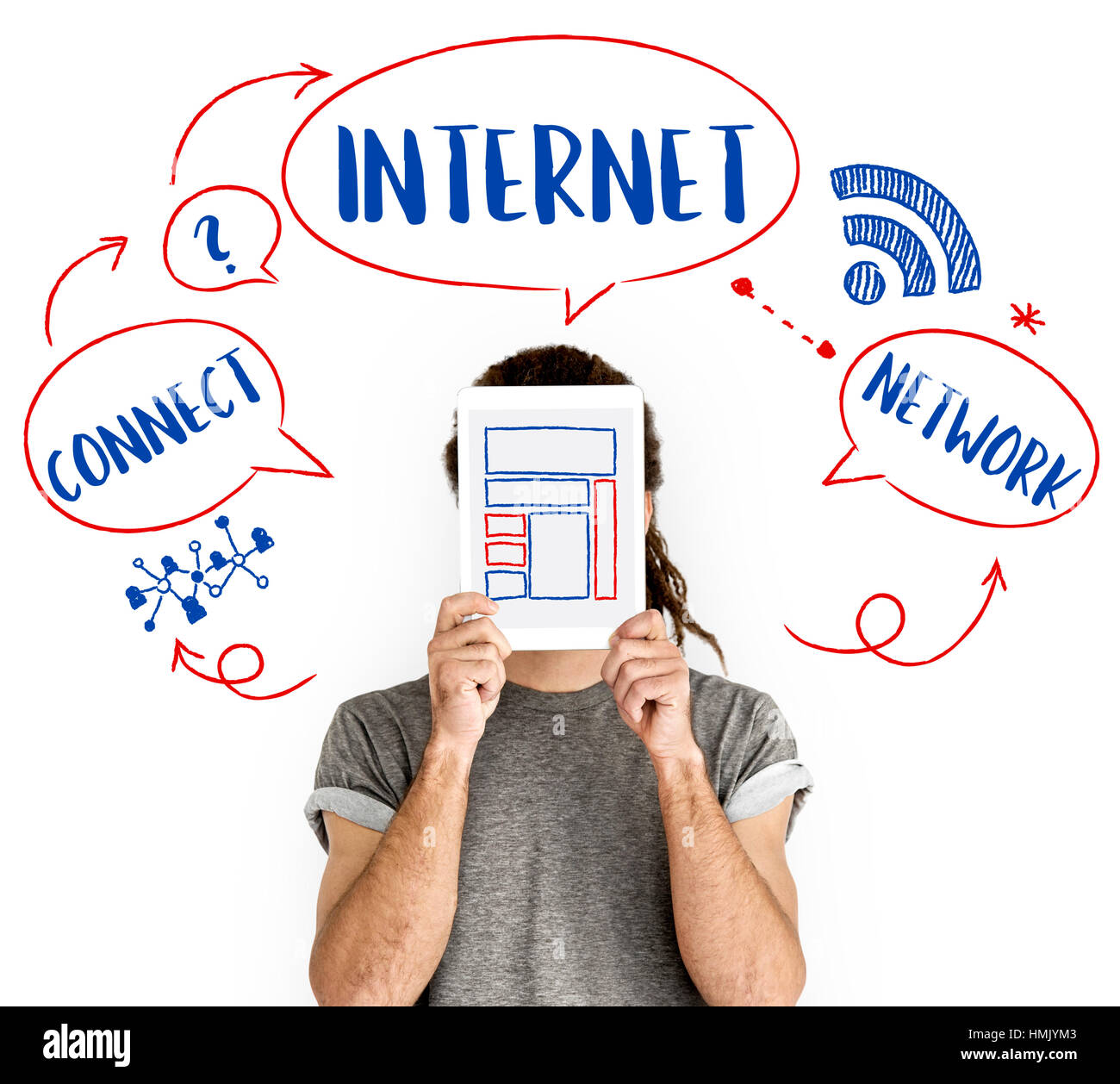 Internet Technology Social Media Concept Stock Photo - Alamy