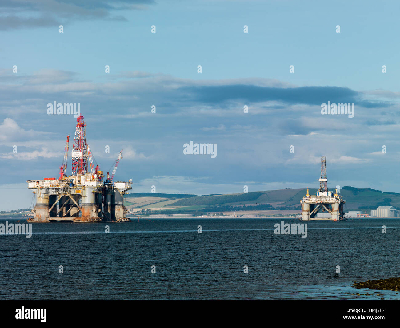 Oil Business in Scotland Stock Photo - Alamy