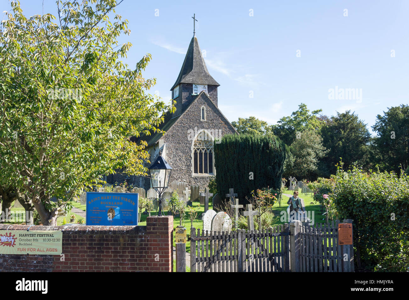 St mary the virgin church local parish churchyard village centre hi-res ...