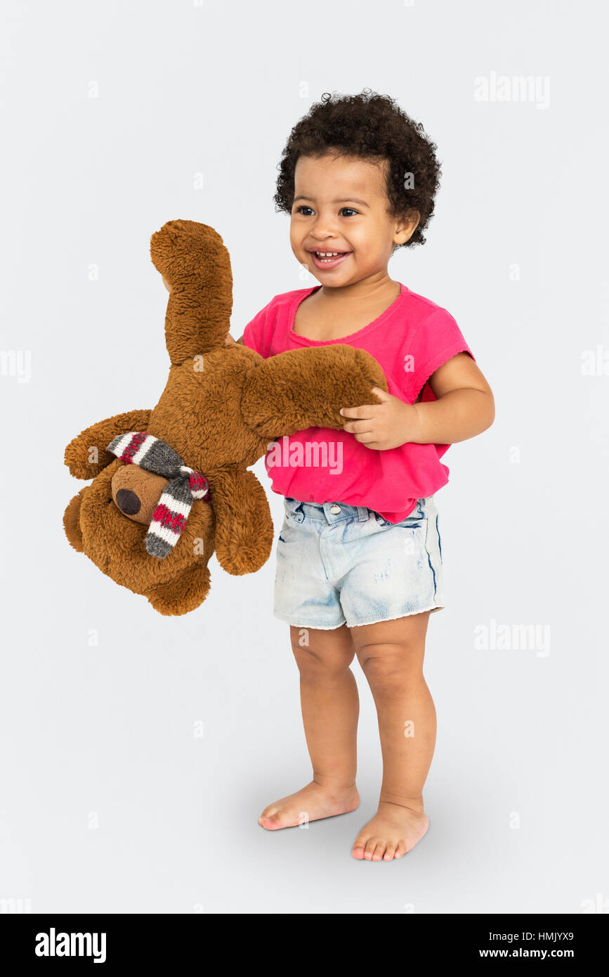 Cheerful Kid Have Fun Smiling Concept Stock Photo - Alamy