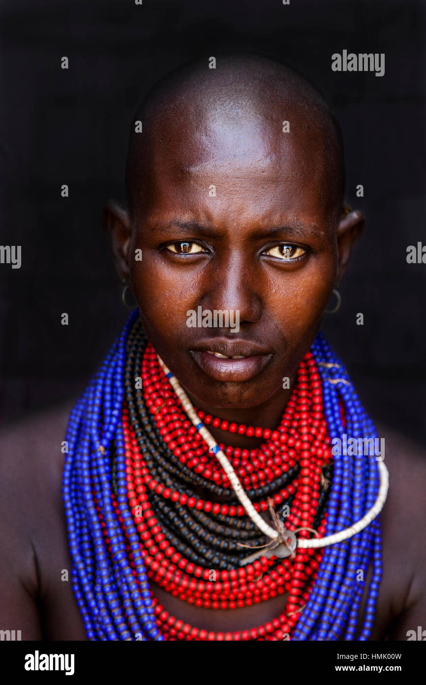 Portrait young woman from karo hi-res stock photography and images - Alamy