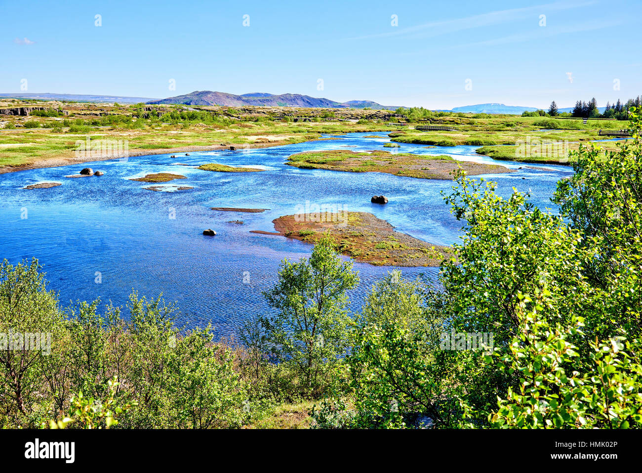 Lake Thingvallavatn, Thingvellir National Park, Iceland Stock Photo - Alamy