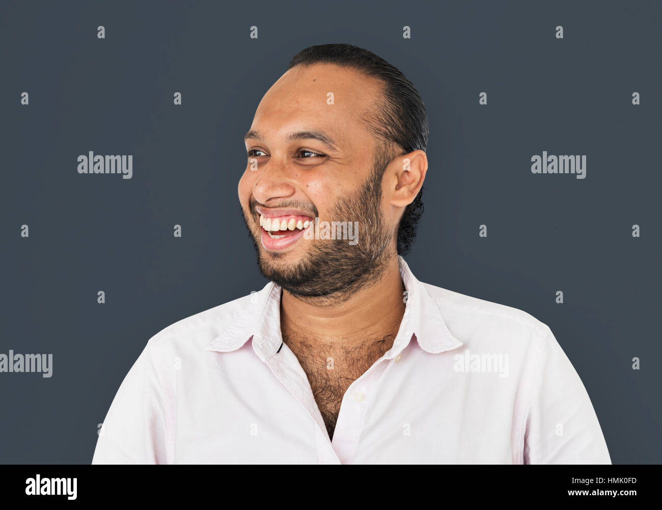 Adult Man Happiness Fun Smiling Natural Concept Stock Photo - Alamy