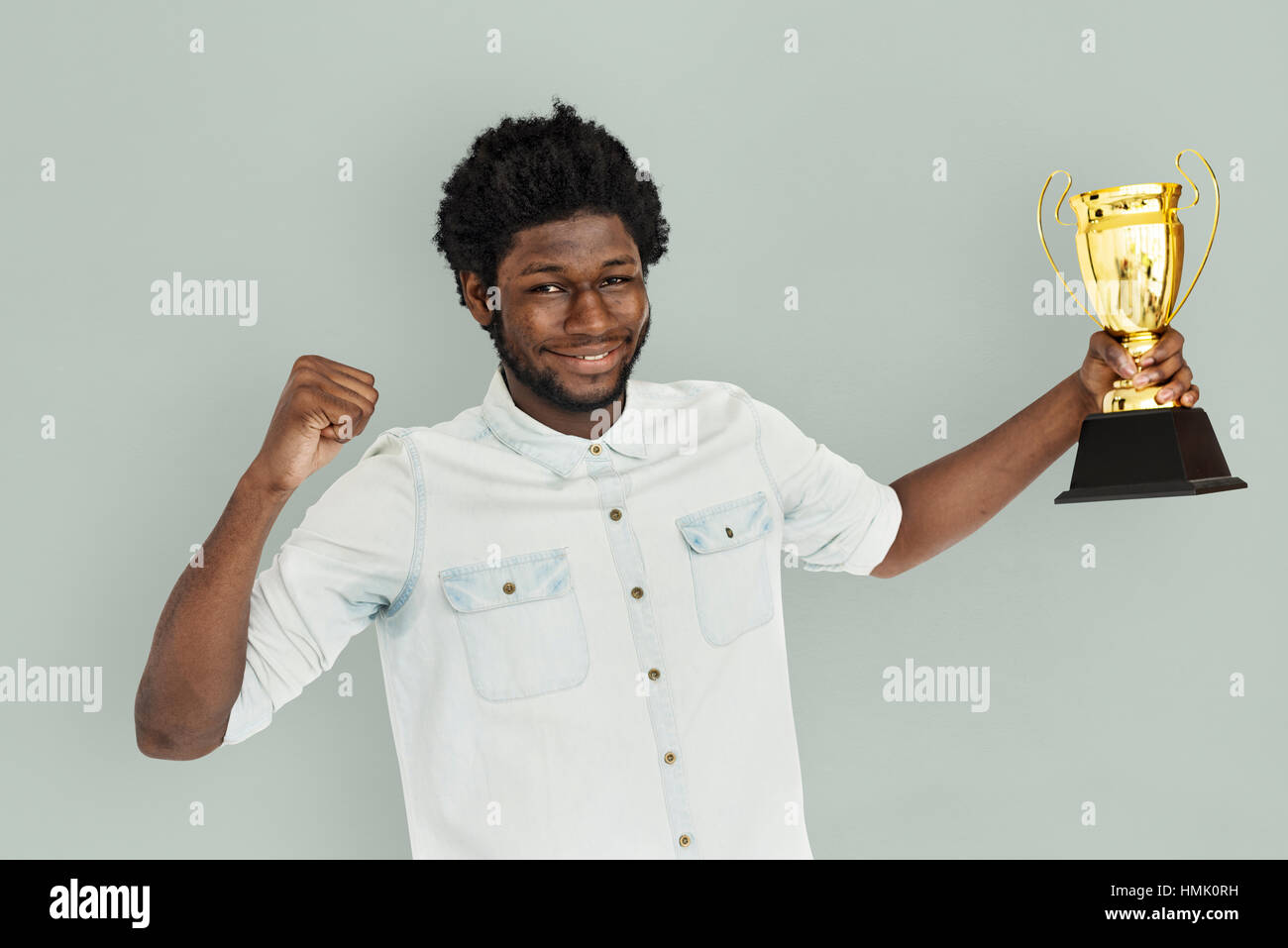 African man won prize hi-res stock photography and images - Alamy