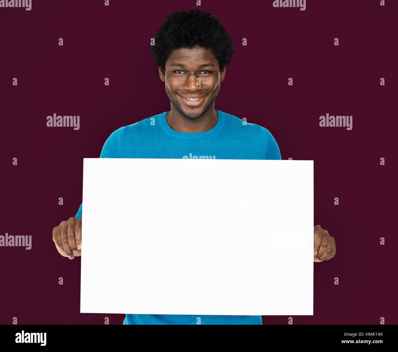 Man Smiling Happiness Banner Copy Space Portrait Concept Stock Photo ...