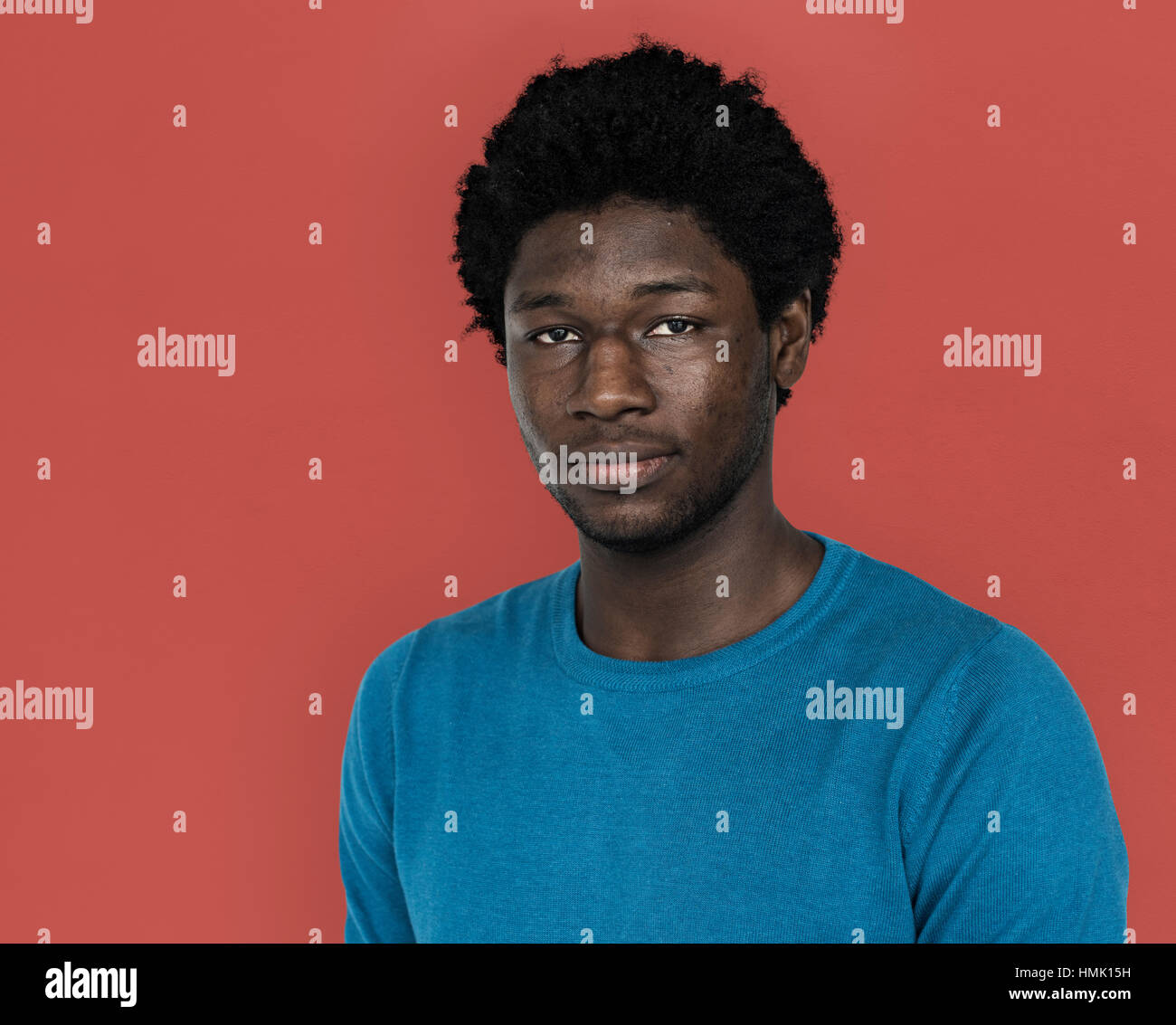 African Descent Serious Looking Concept Stock Photo - Alamy