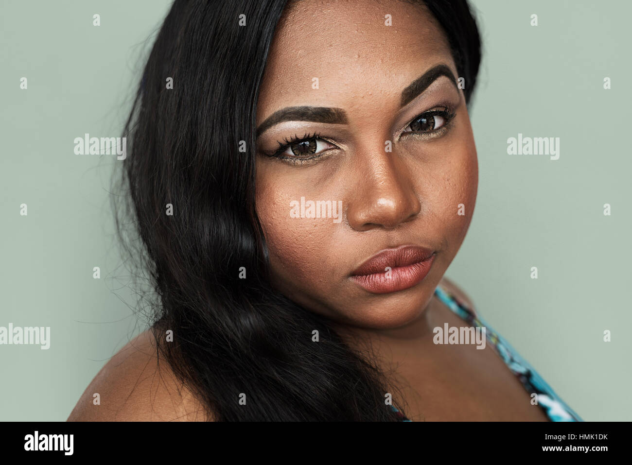 Woman Confidence Self Esteem Portrait Concept Stock Photo - Alamy