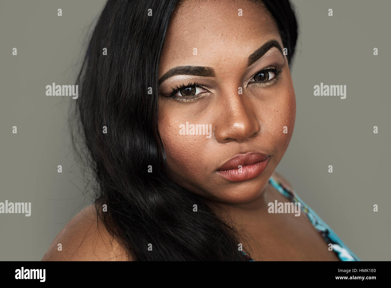 Woman Confidence Self Esteem Portrait Concept Stock Photo - Alamy