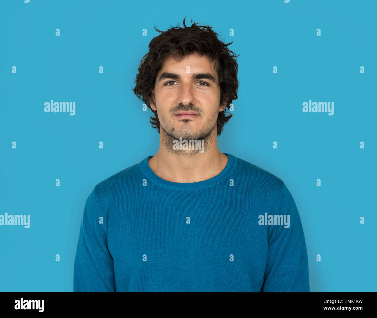 Caucasion Man Casual Confident Attractive Concept Stock Photo - Alamy