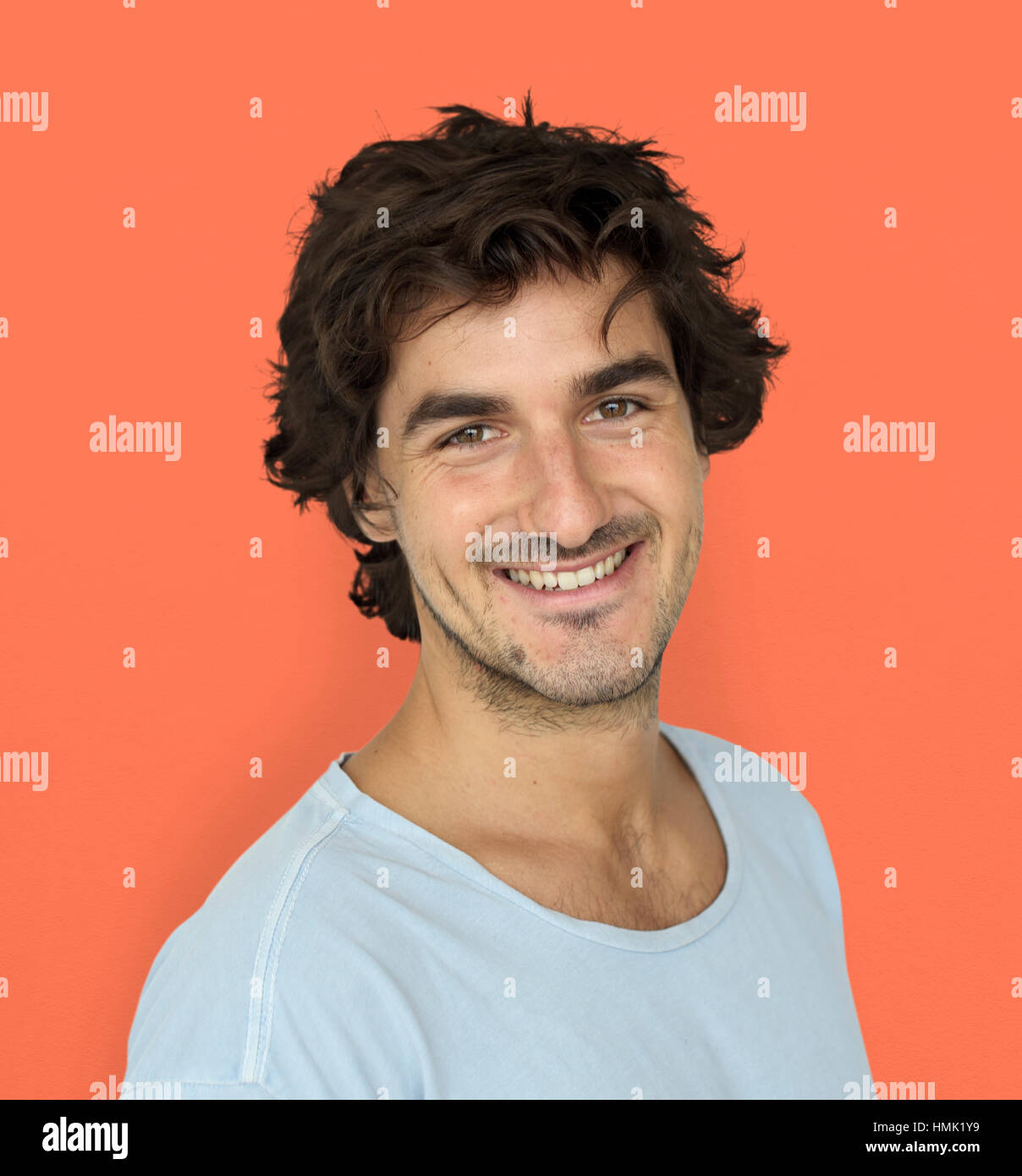Caucasion Man Casual Confident Attractive Concept Stock Photo - Alamy