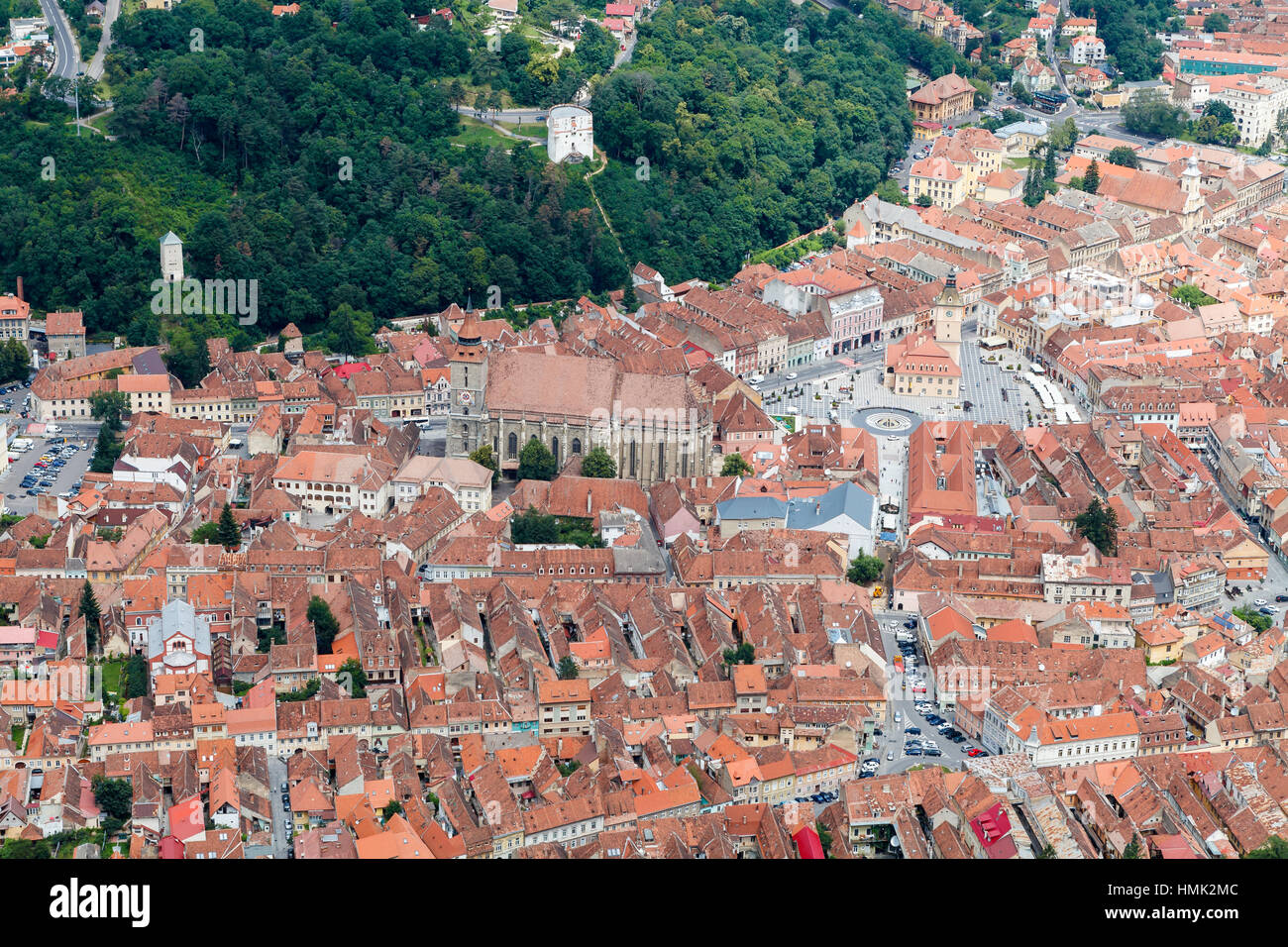 June 24 2014: Brasov top view from Tampa mountain Stock Photo - Alamy