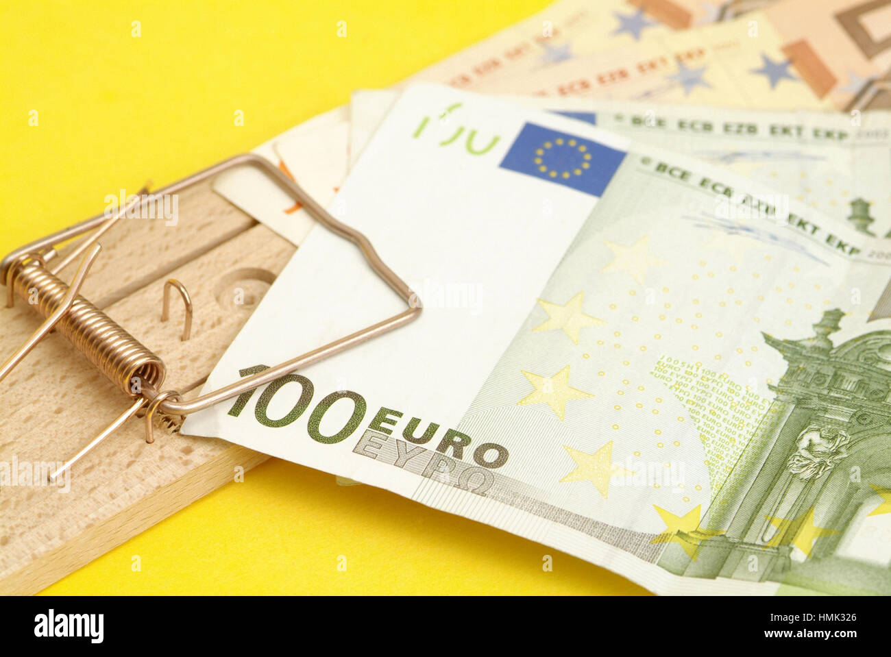 Symbolic for debt trap Stock Photo - Alamy