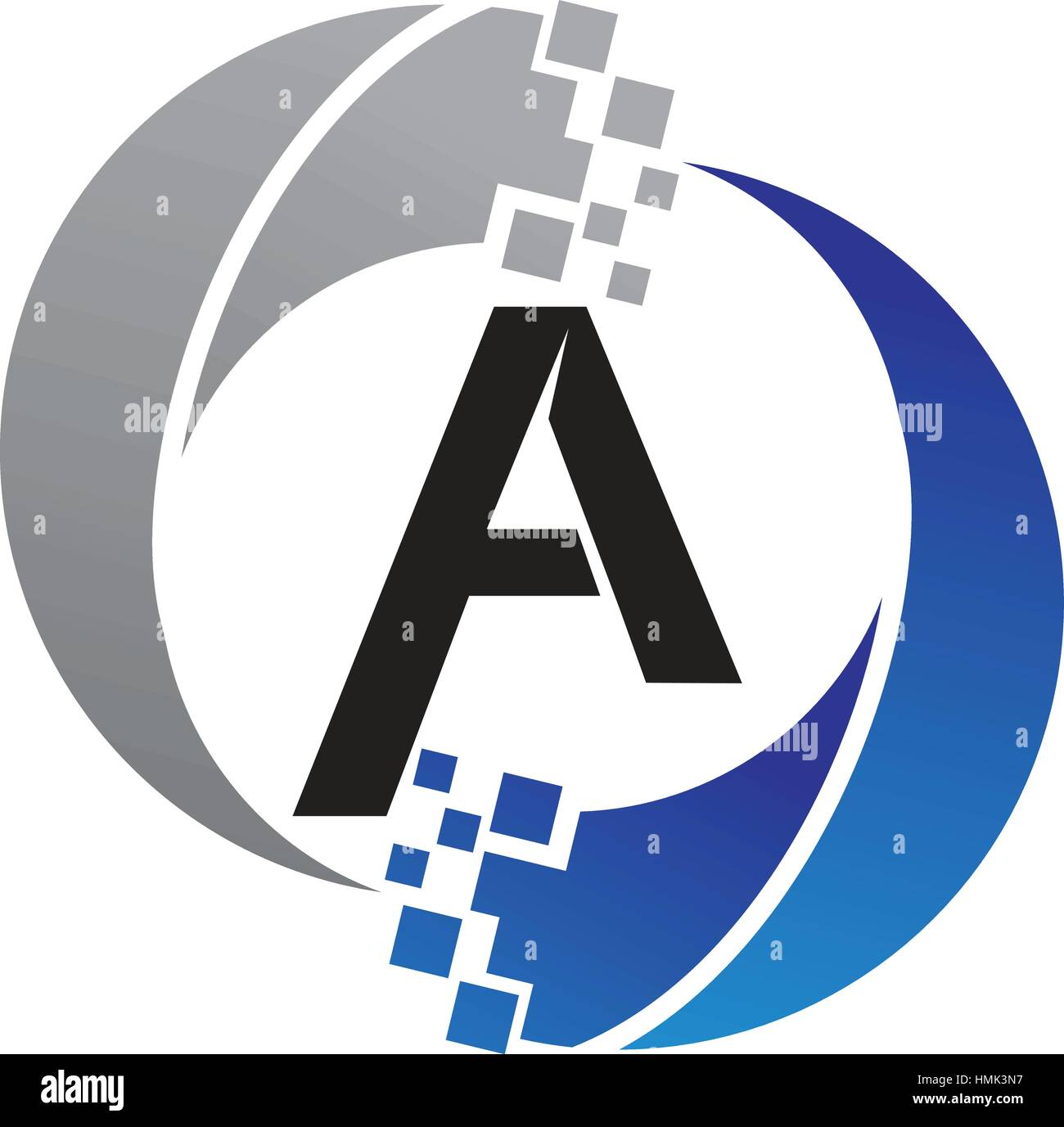 Letter a storage logo Stock Vector Images - Alamy
