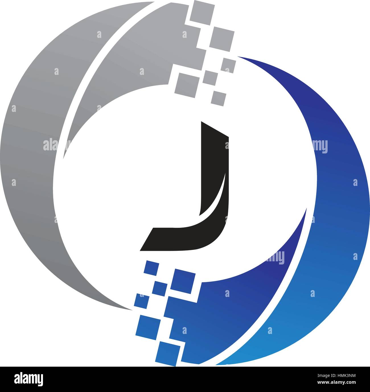 Technology Transfer Letter J Stock Vector Image & Art - Alamy