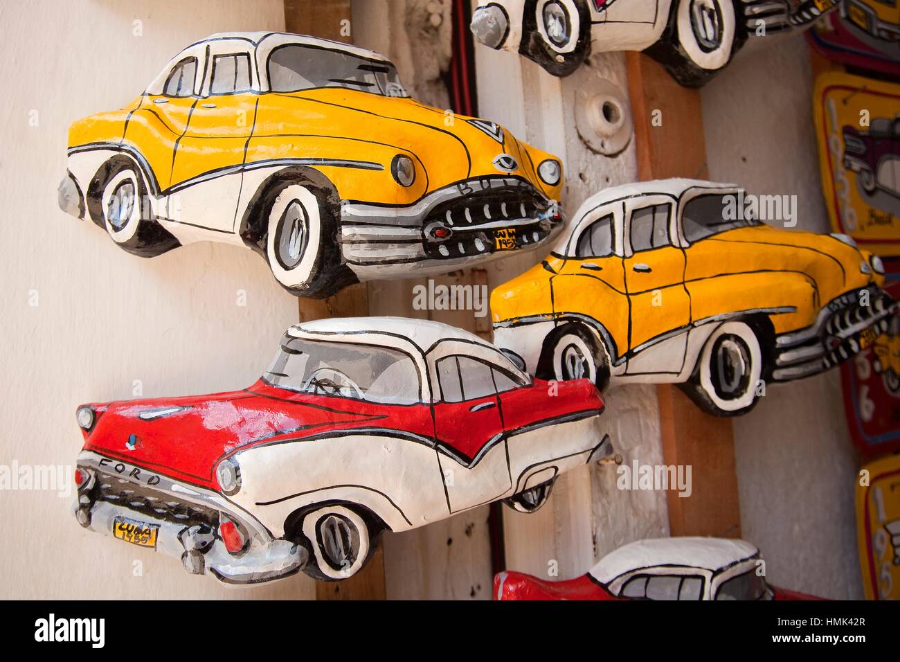 Painted papier mache model cars hi-res stock photography and images - Alamy