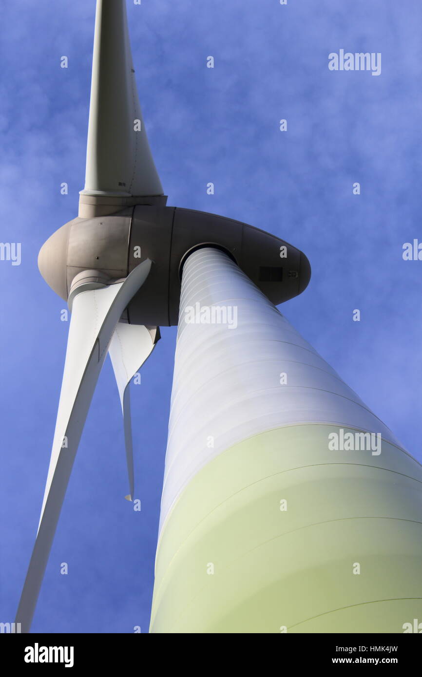 rotor of a three bladed wind turbine Stock Photo - Alamy